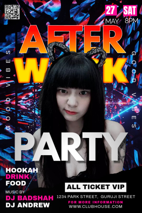 Modèle night club bar party flyer | PosterMyWall