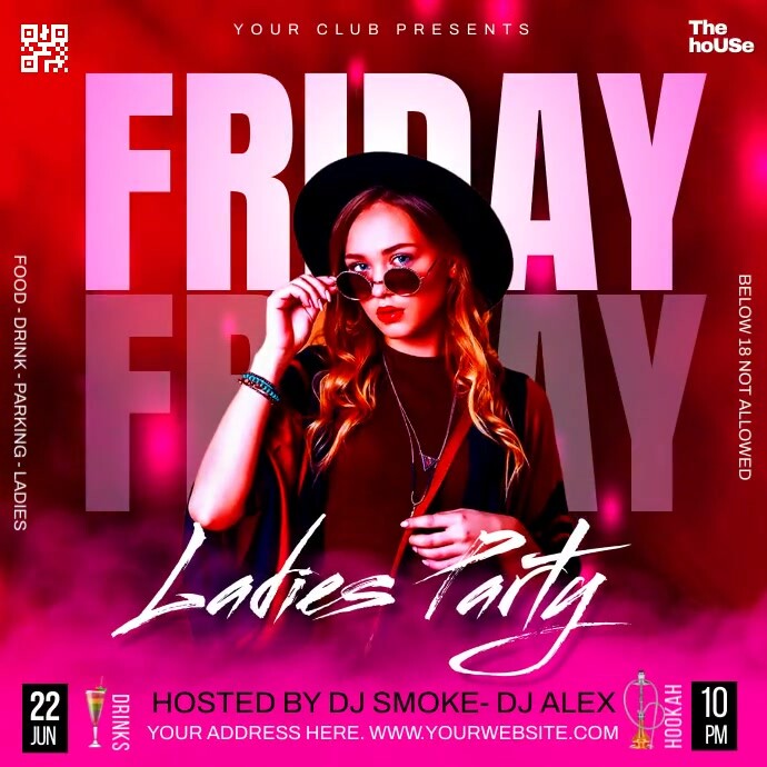 night club bar party flyer Template | PosterMyWall
