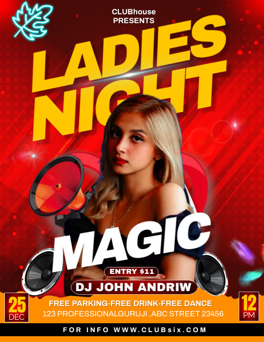 night club bar party flyer Template | PosterMyWall