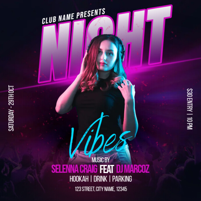 Night Club Template | PosterMyWall