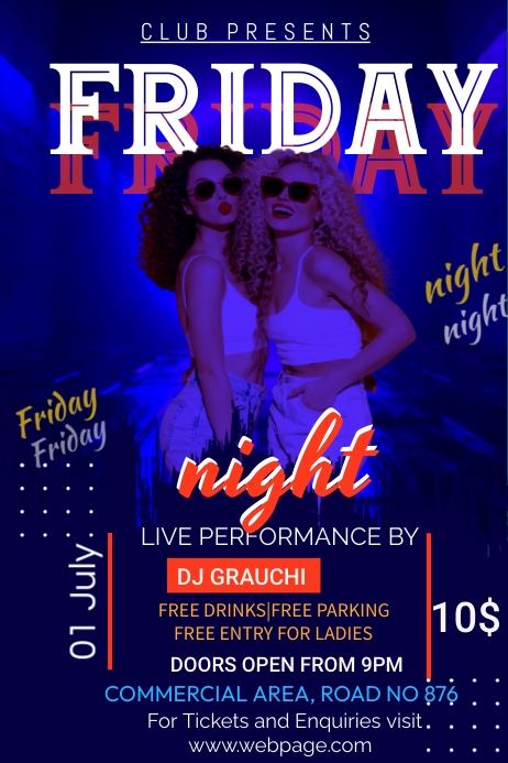 Night Club Template | PosterMyWall
