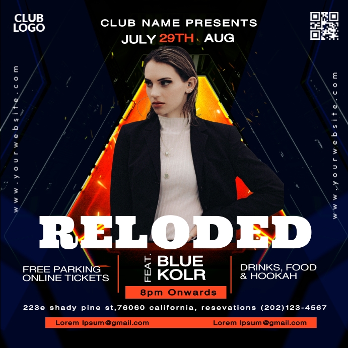 Night Club Template | PosterMyWall
