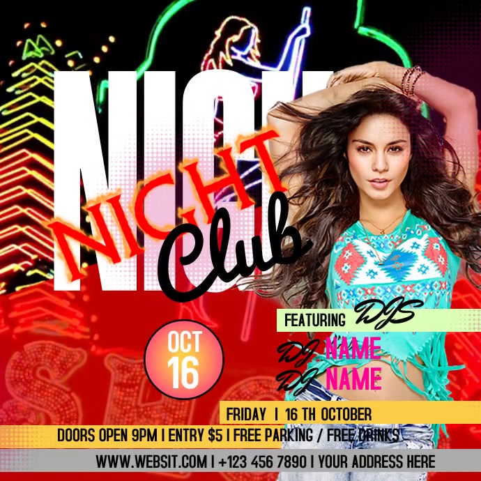 Night Club Template | PosterMyWall