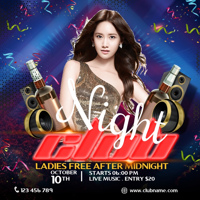 Night Club Template | PosterMyWall