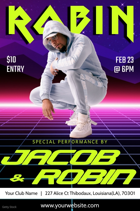 Night Club - DJ Event Poster Template | PosterMyWall