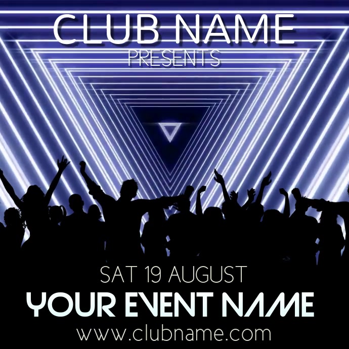 Night Club Event Party Video Template | PosterMyWall