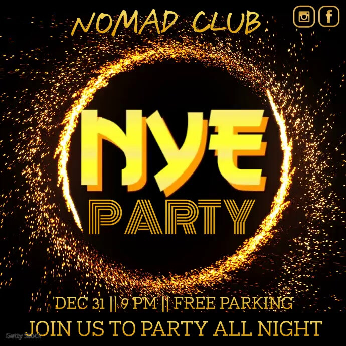 Night Club Event Party Video Template | PosterMyWall