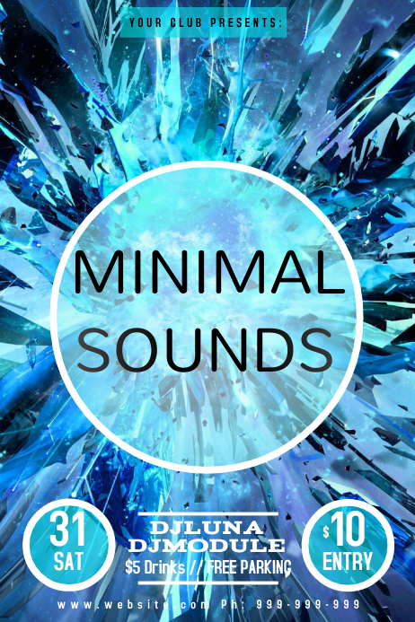 Night Club Event Poster Template | PosterMyWall