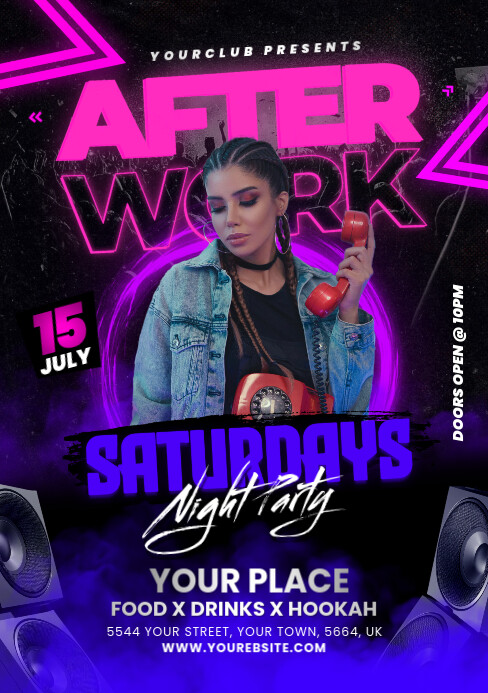 Plantilla de Night club Flyer | PosterMyWall