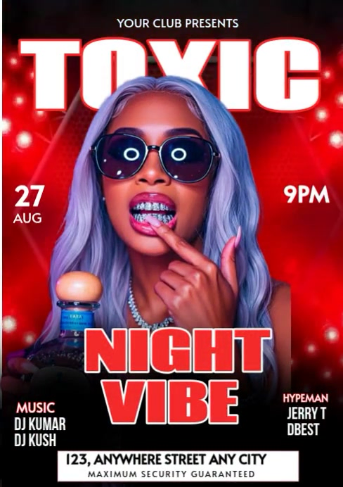 Night club flyer Template | PosterMyWall