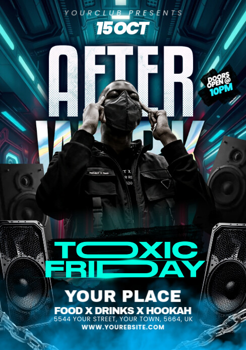 Night Club Flyer Template | PosterMyWall