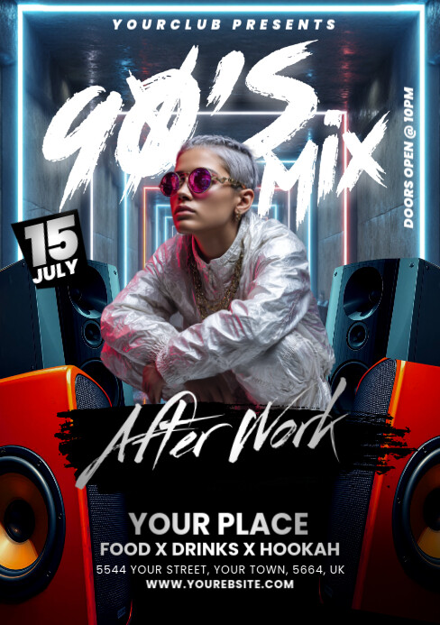 Night Club Flyer Template | PosterMyWall