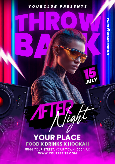 Copy of Night club flyer | PosterMyWall