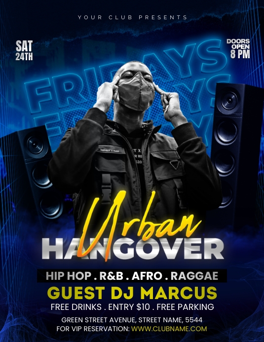 Night Club Flyer Template | PosterMyWall