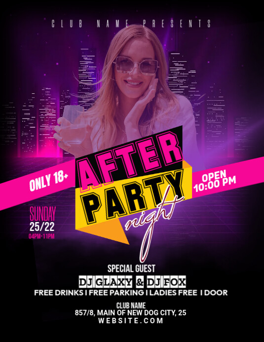 Night Club Flyer Template | PosterMyWall