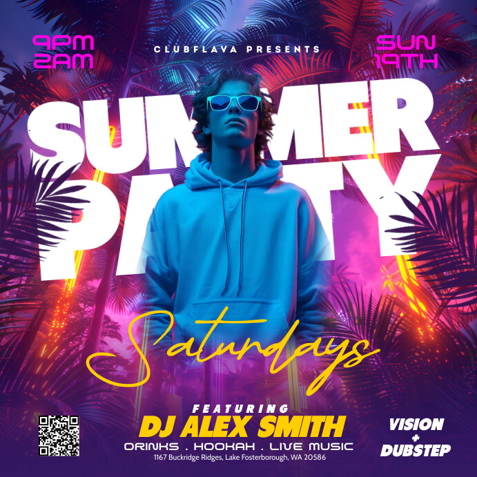 Night Club Instagram Post Template | PosterMyWall