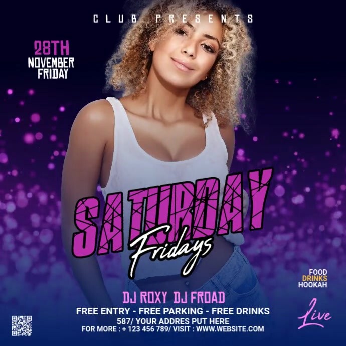 Night Club Instagram Post Template | PosterMyWall