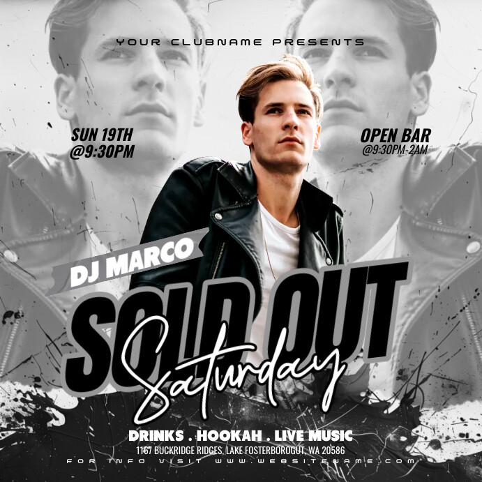 Night Club Instagram Post Template | PosterMyWall