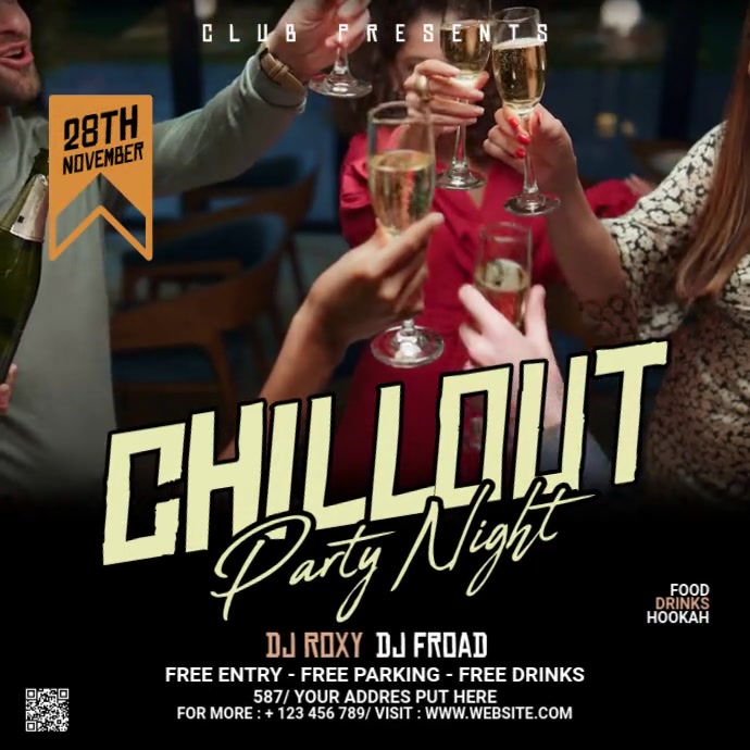 Night Club Instagram Post Template | PosterMyWall