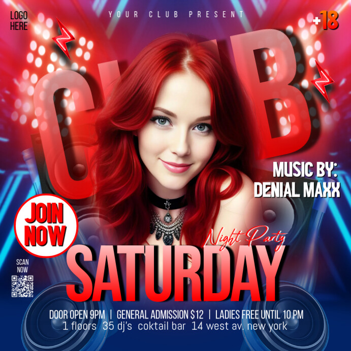 Night Club Instagram Post Template | PosterMyWall