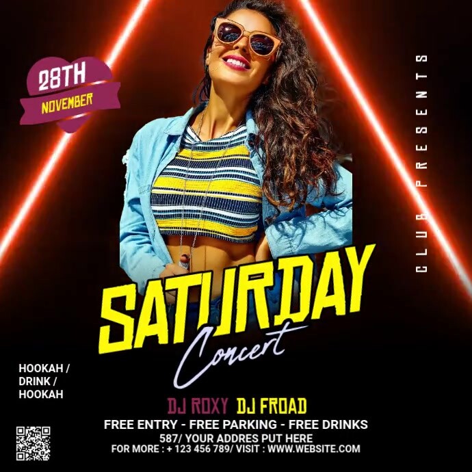 Night Club Instagram Post Template | PosterMyWall