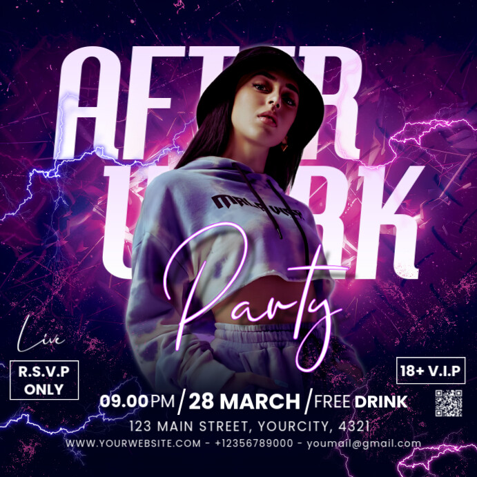 Night Club Instagram Post Template | PosterMyWall