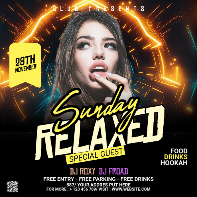 Night Club Instagram Post Template | PosterMyWall