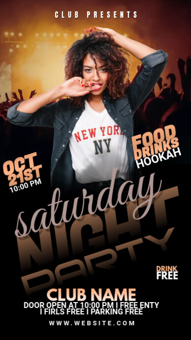 Night Club Instagram Story Template | PosterMyWall