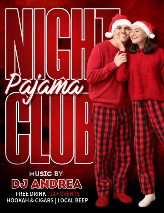 Copy of Night Club Pajama | PosterMyWall