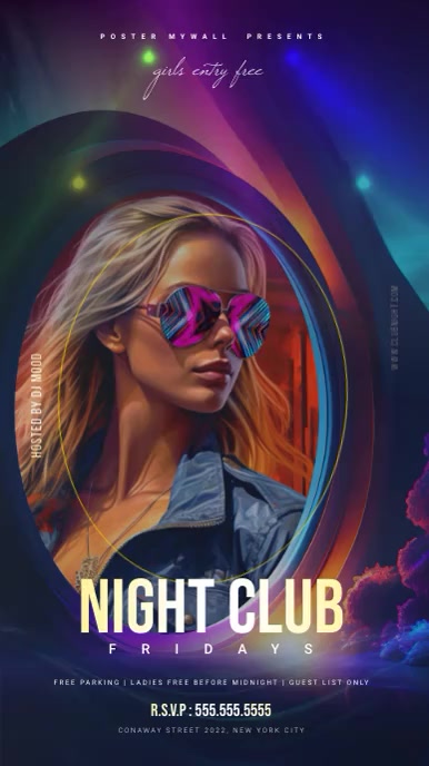 Night Club Party Ad Template | PosterMyWall
