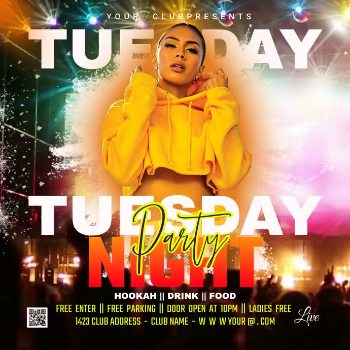night club party ad design video template | PosterMyWall