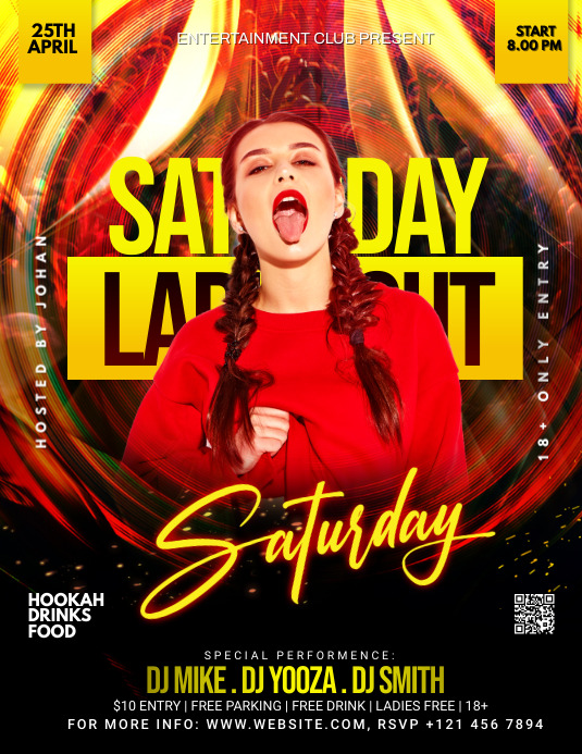 Night club Party ad social media ad Template | PosterMyWall