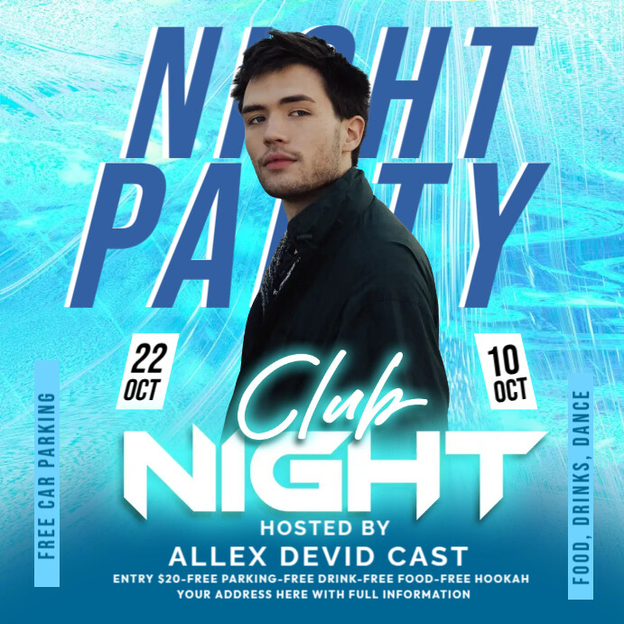 Copy of Night Club Party Ads | PosterMyWall