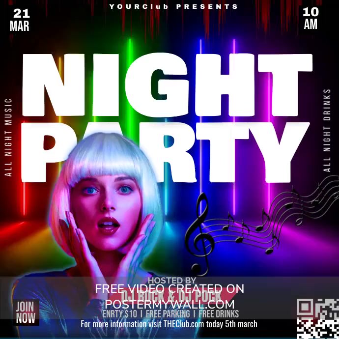 night club party ads Template | PosterMyWall