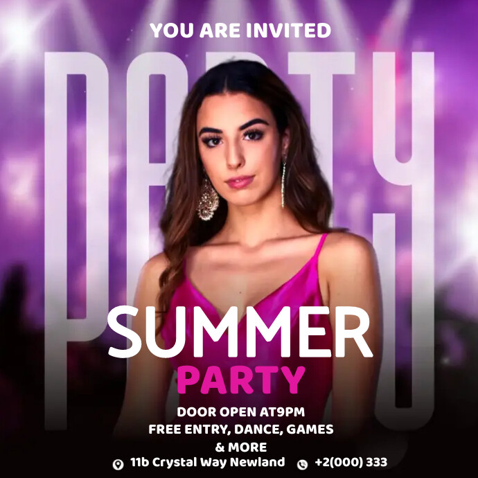 Night Club Party Template | PosterMyWall