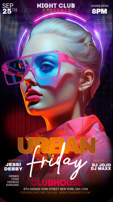 night club party Template | PosterMyWall