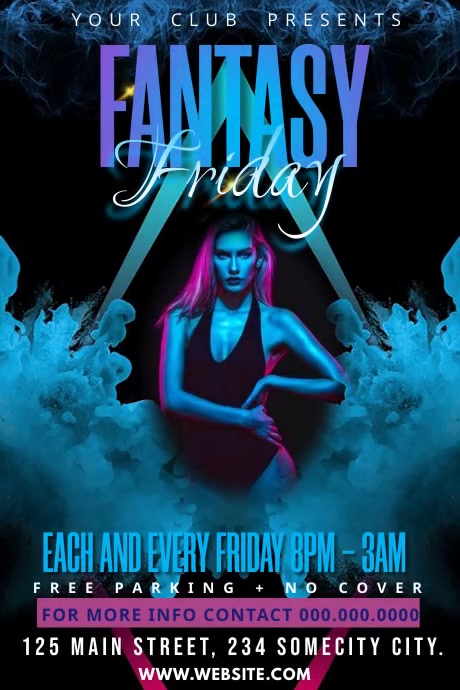 NIGHT CLUB PARTY Template | PosterMyWall