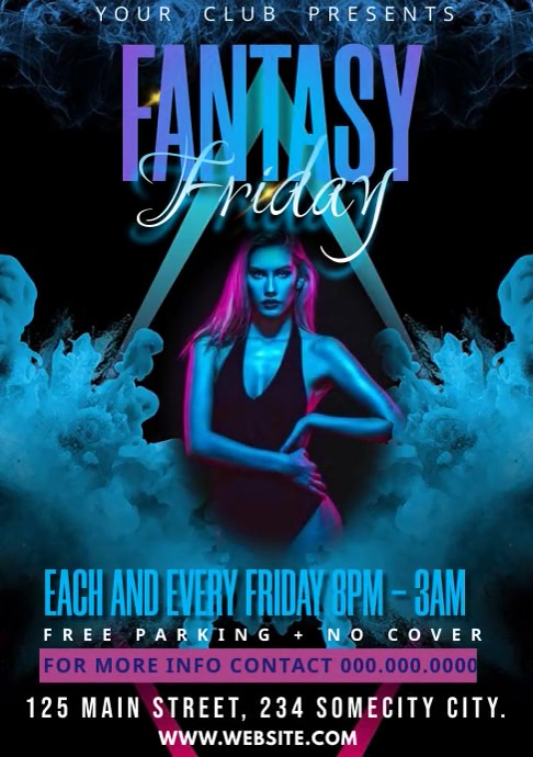 NIGHT CLUB PARTY Template | PosterMyWall