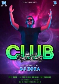 club vibe party Template | PosterMyWall