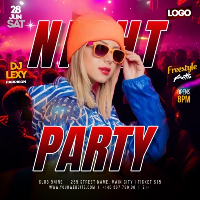 night club party Template | PosterMyWall