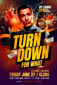 Cabaret Night Party Poster Template | PosterMyWall