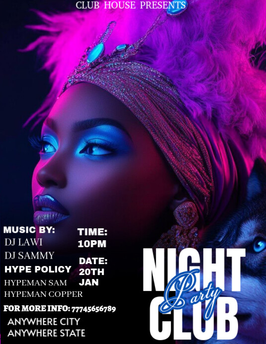 Copy of Night club party | PosterMyWall