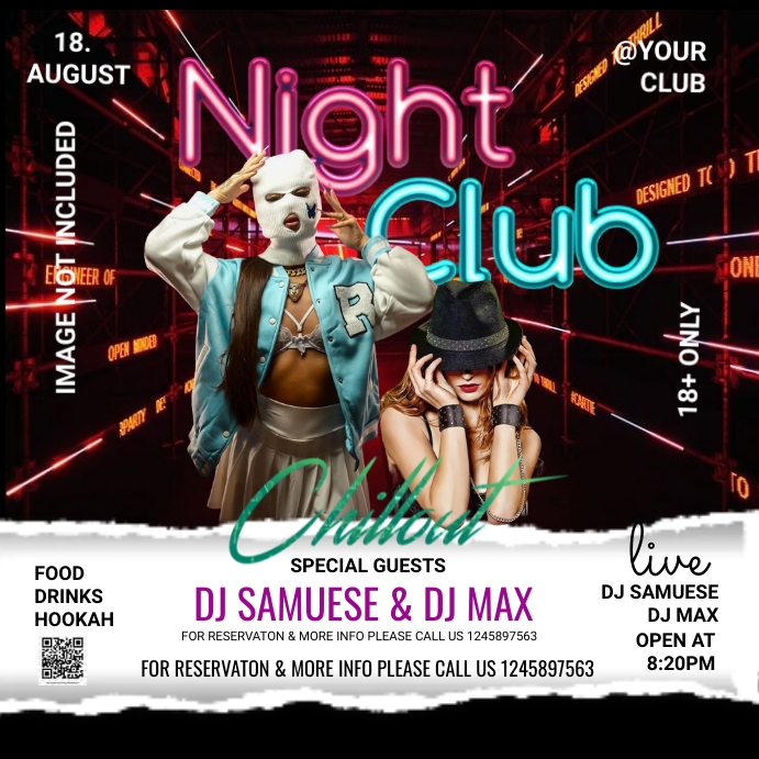 Night club party Template | PosterMyWall