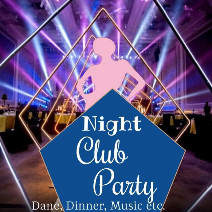 Night club party Instagram post Template | PosterMyWall