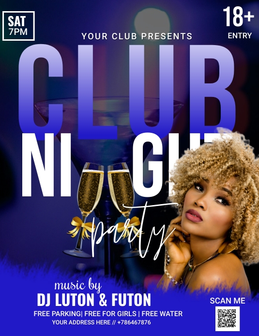 Copy of night club party poster | PosterMyWall