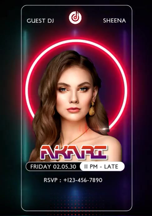 Plantilla de Night Club Party Video Ads | PosterMyWall