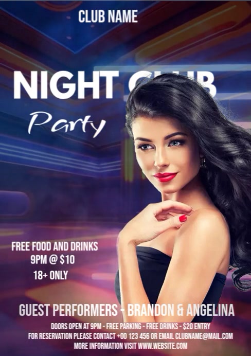 Night Club Party Video Template | PosterMyWall