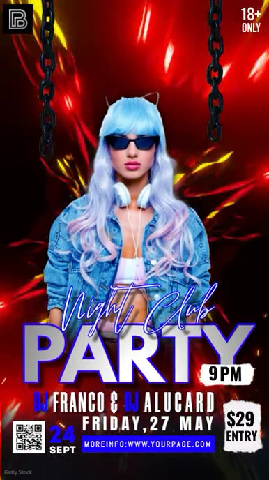 Copy of Night Club Party Video | PosterMyWall