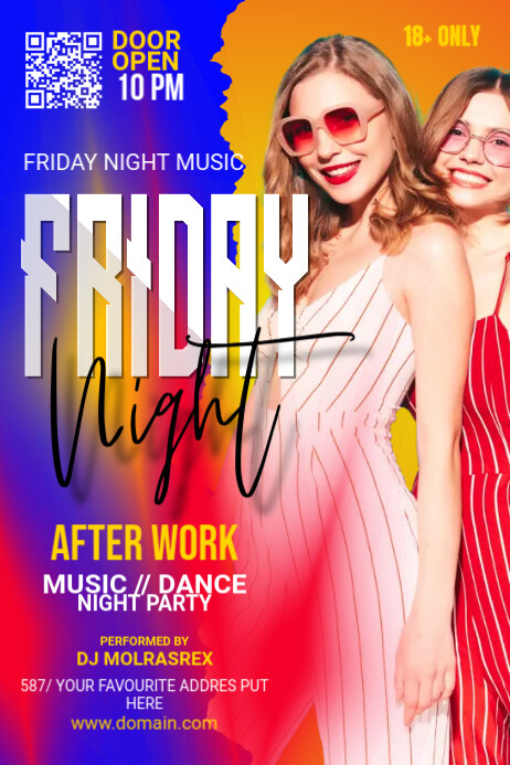 Night Club Poster Template | PosterMyWall