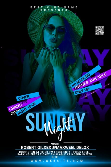 Night Club Poster Template | PosterMyWall